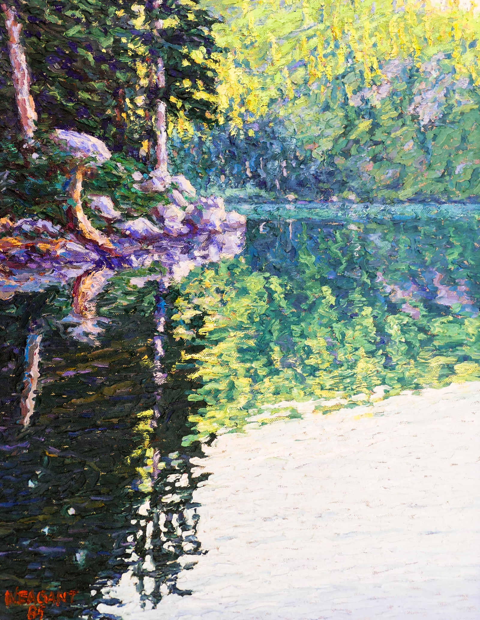 Rod Weagant (20/21st Cent. Washington) River Landscape