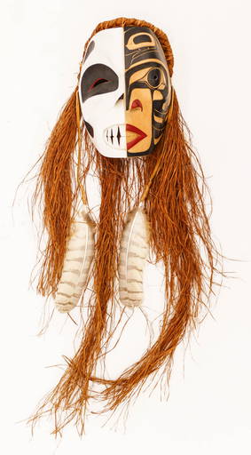 Sanford Williams (b.1967 Gitxsan) Split Face Mask