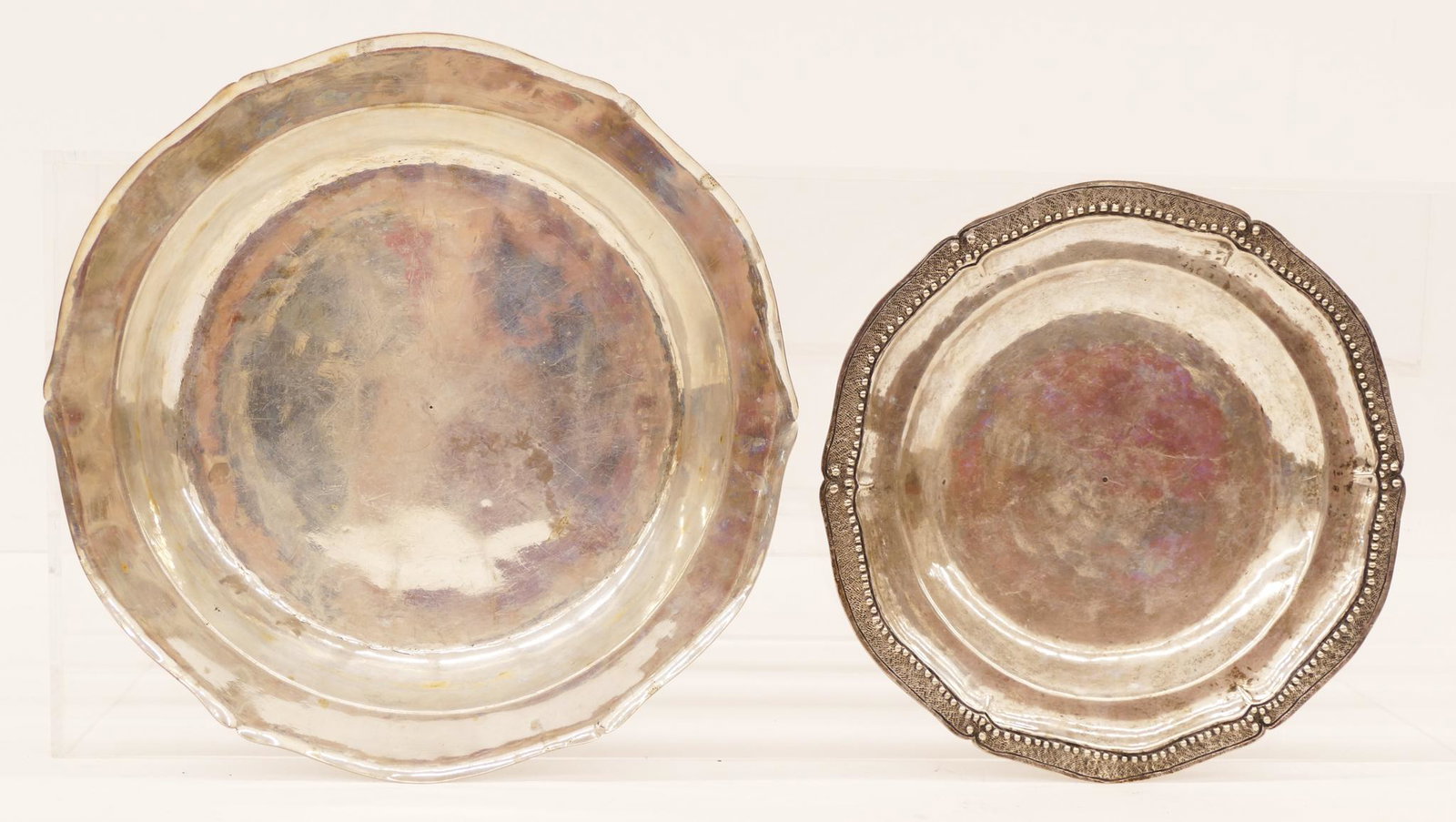 2pc Spanish Colonial Silver Plates - Mar 04, 2021 | MBA Seattle Auction ...