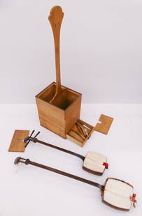 Two Japanese Stringed Instruments