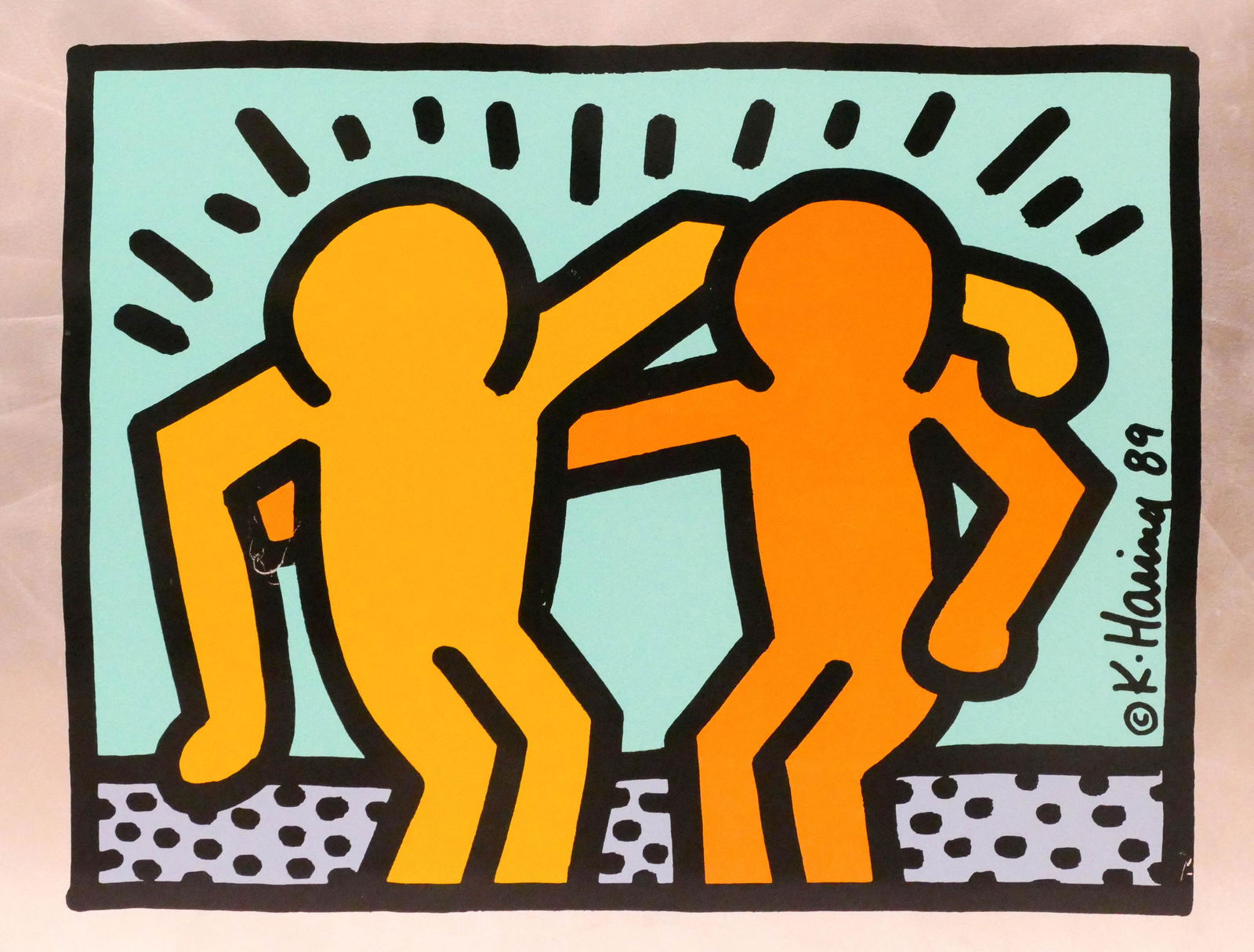 Keith Haring ''Best Buddies Portfolio'' 1989