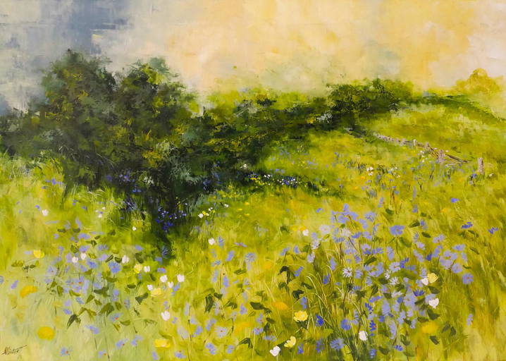 William Allister ''Summer Field'' Oil on Canvas - Nov 18, 2021 | MBA ...