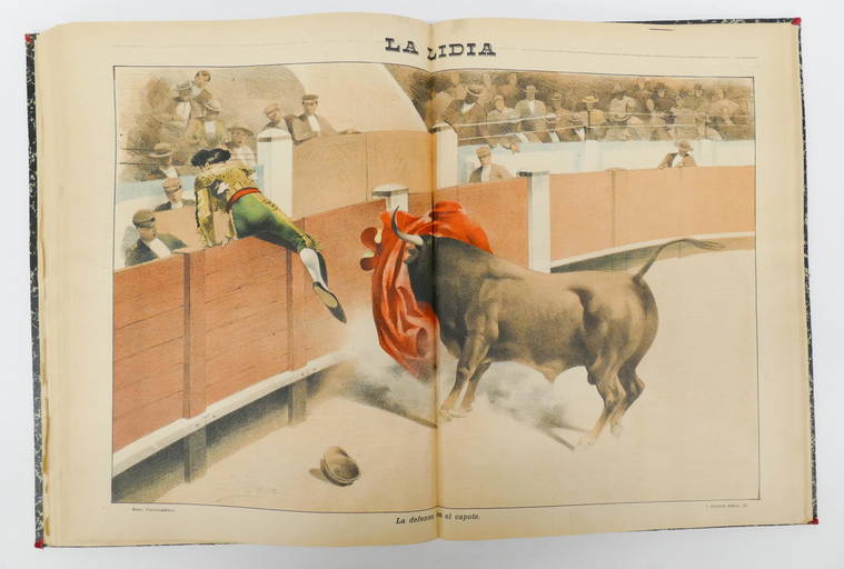 La Lidia Bound Spanish Bull Fighting Magazine 1893