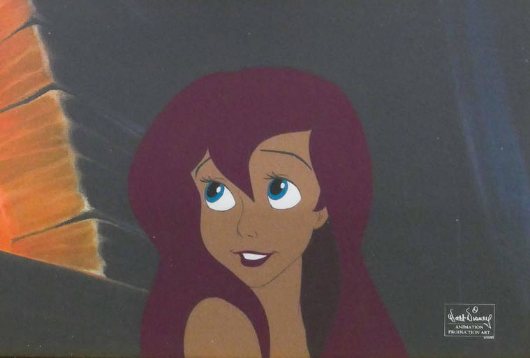 Walt Disney 'the Little Mermaid' Ariel Animation Cel