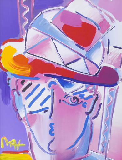 Peter Max ''zero Prism'' 2001 Acrylic