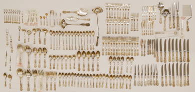 112A: 49-Piece Vintage Italian Silver Super Inox Flatwa - Sep 12, 2012 ...