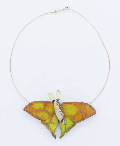 Suzanne Stern Pate-de-Verre Butterfly Pendant Necklace (#0154) on Dec ...