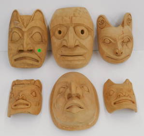 Carved Masks of the 7 Clans of the Cherokee - Jun 30, 2012 | Ivy ...