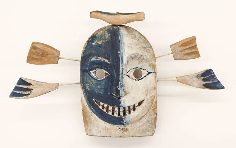 Old Yup'ik Eskimo Seal Shaman Mask
