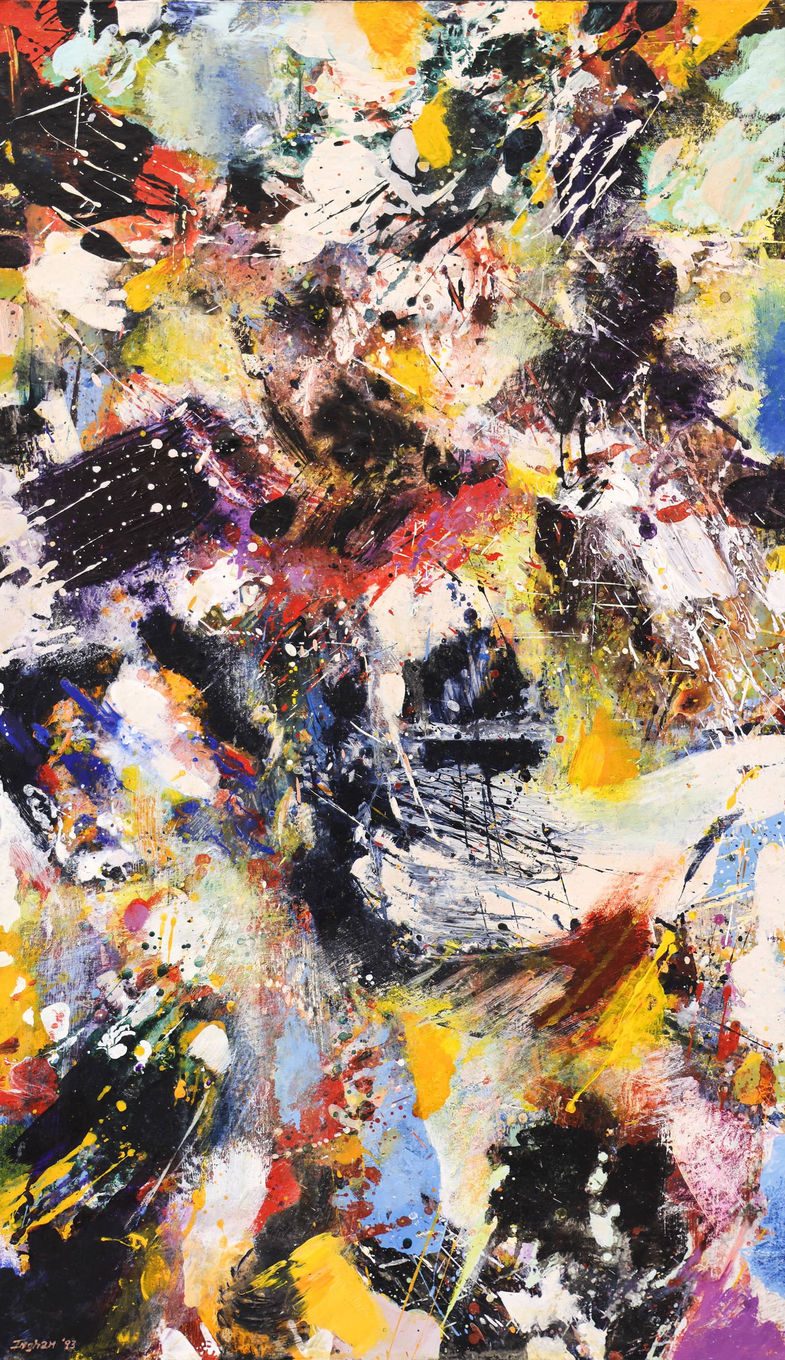 William Ingham ''edge Of The Forest'' 1993 Oil Auction