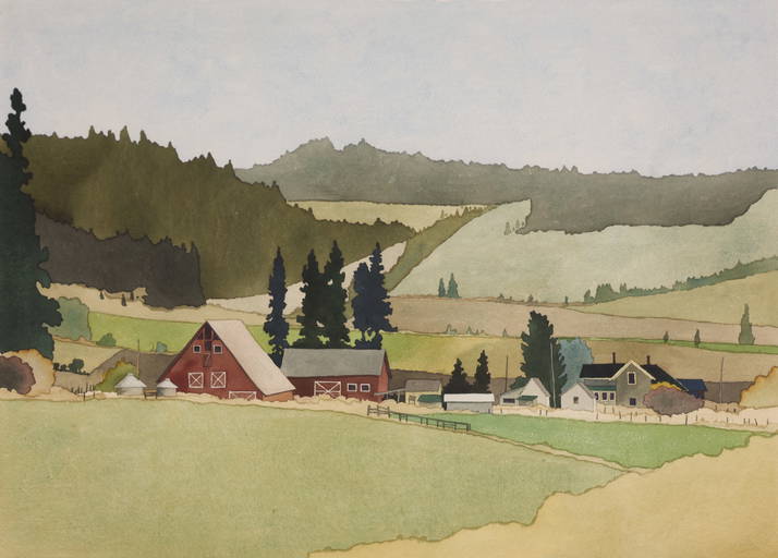 Harold Balazs ''needs New Paint'' (landscape) 1976