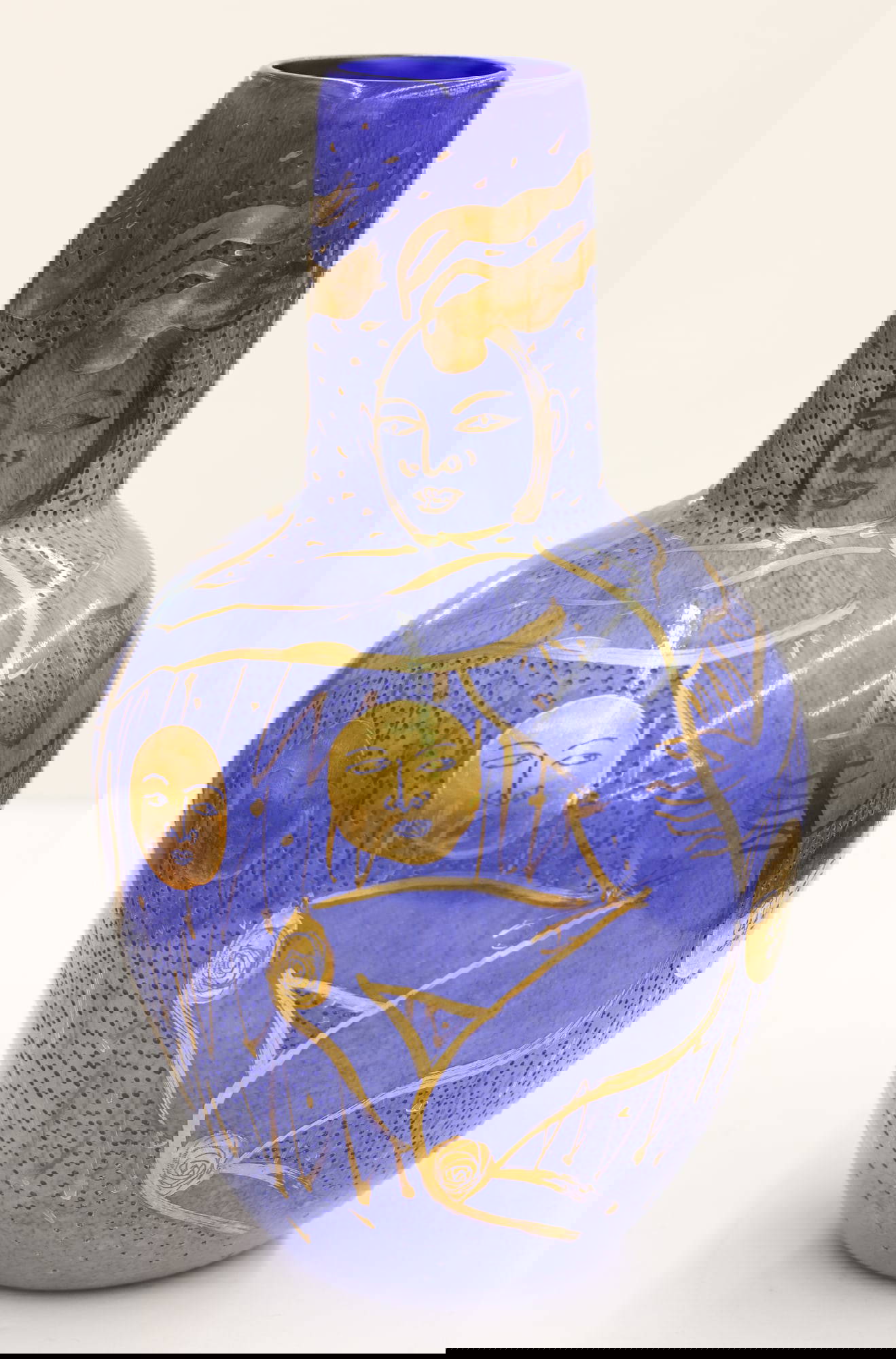 Akio Takamori Goddess Vessel Blown Glass Auction