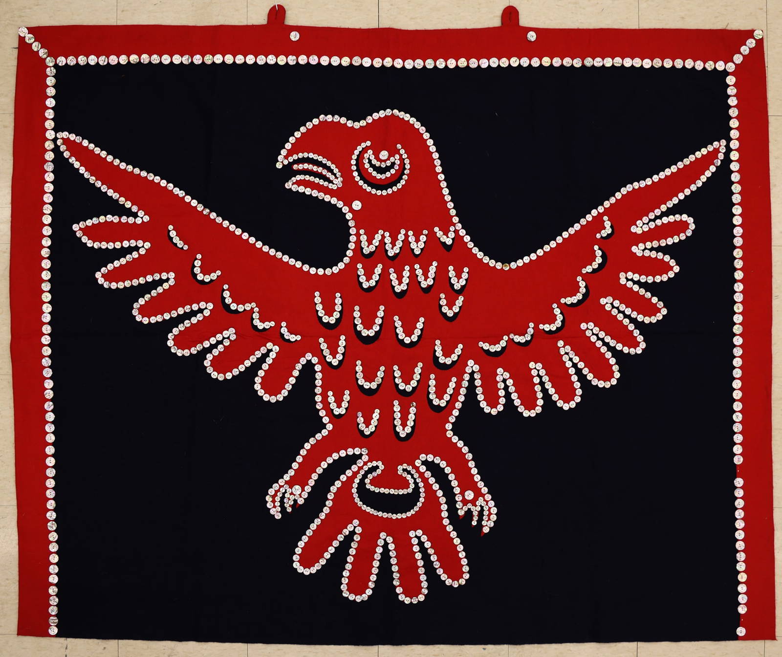 Haida Or Tlingit Eagle Button Dance Blanket Auction