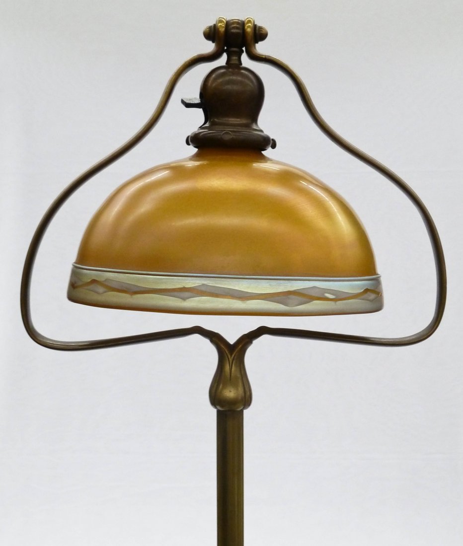 Handel Adjustable Harp Floor Lamp with Original Steuben - Jun 27, 2013 ...