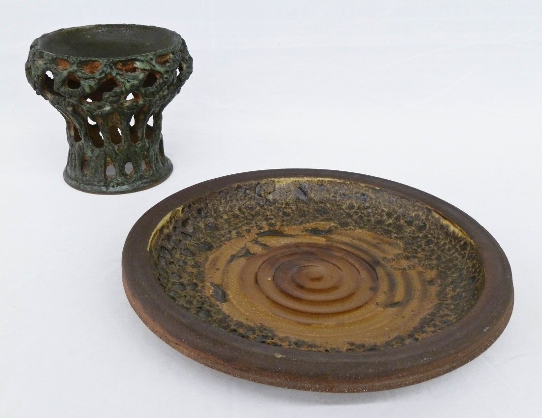 (2) Edna Arnow (20th Century Chicago) Studio Pottery