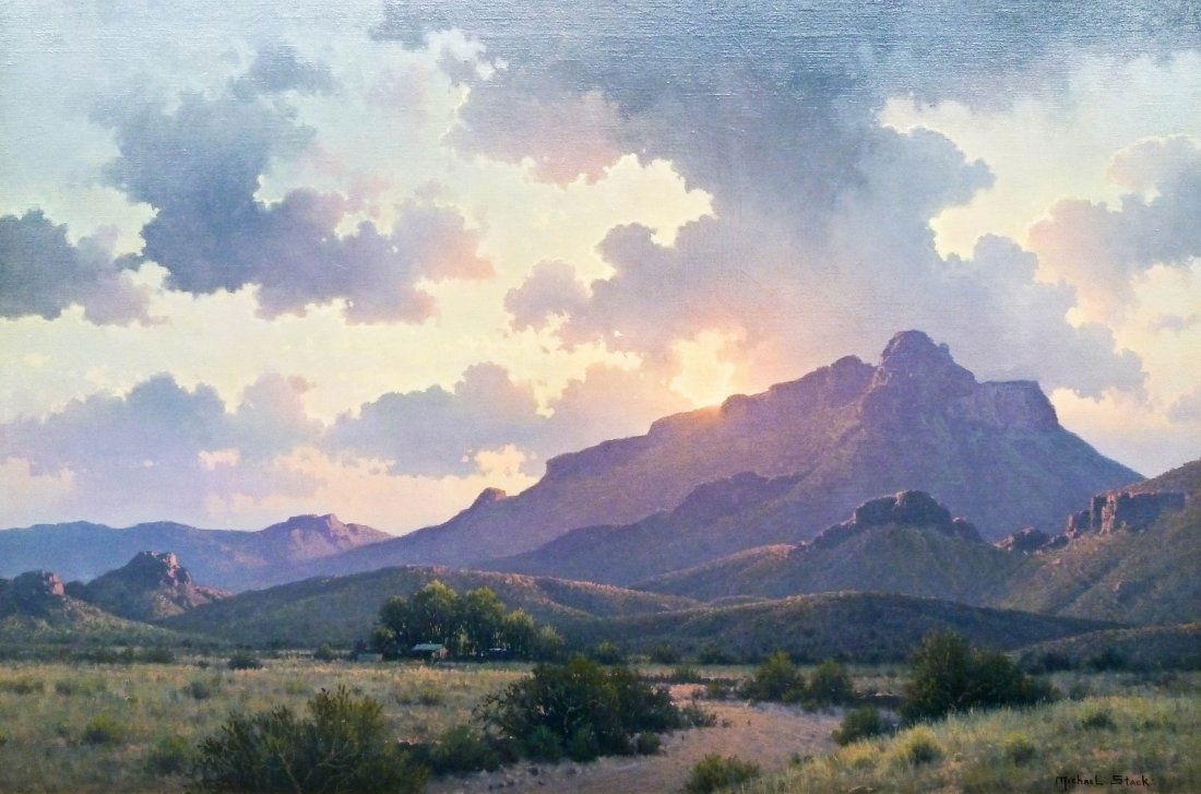 Michael Stack (b.1947 Arizona) ''Morning Sky Over