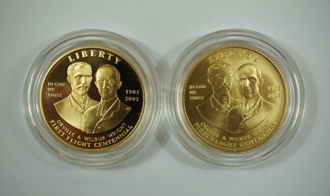 (2) 2003 First Flight Wright Brothers $10 Gold Coins - Feb 21, 2015 ...
