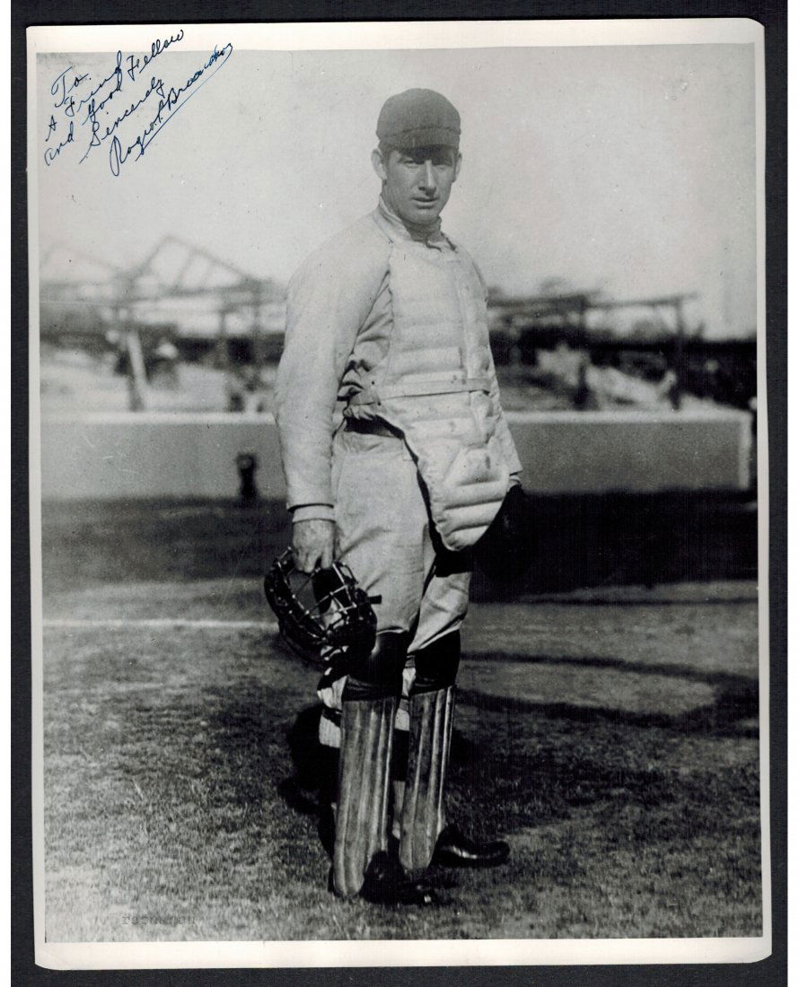 Roger Bresnahan Signed Photograph by George Burke