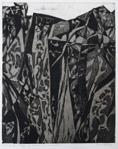 2pc Gordon Gilkey (1912 2000 Oregon) Modernist Abstract