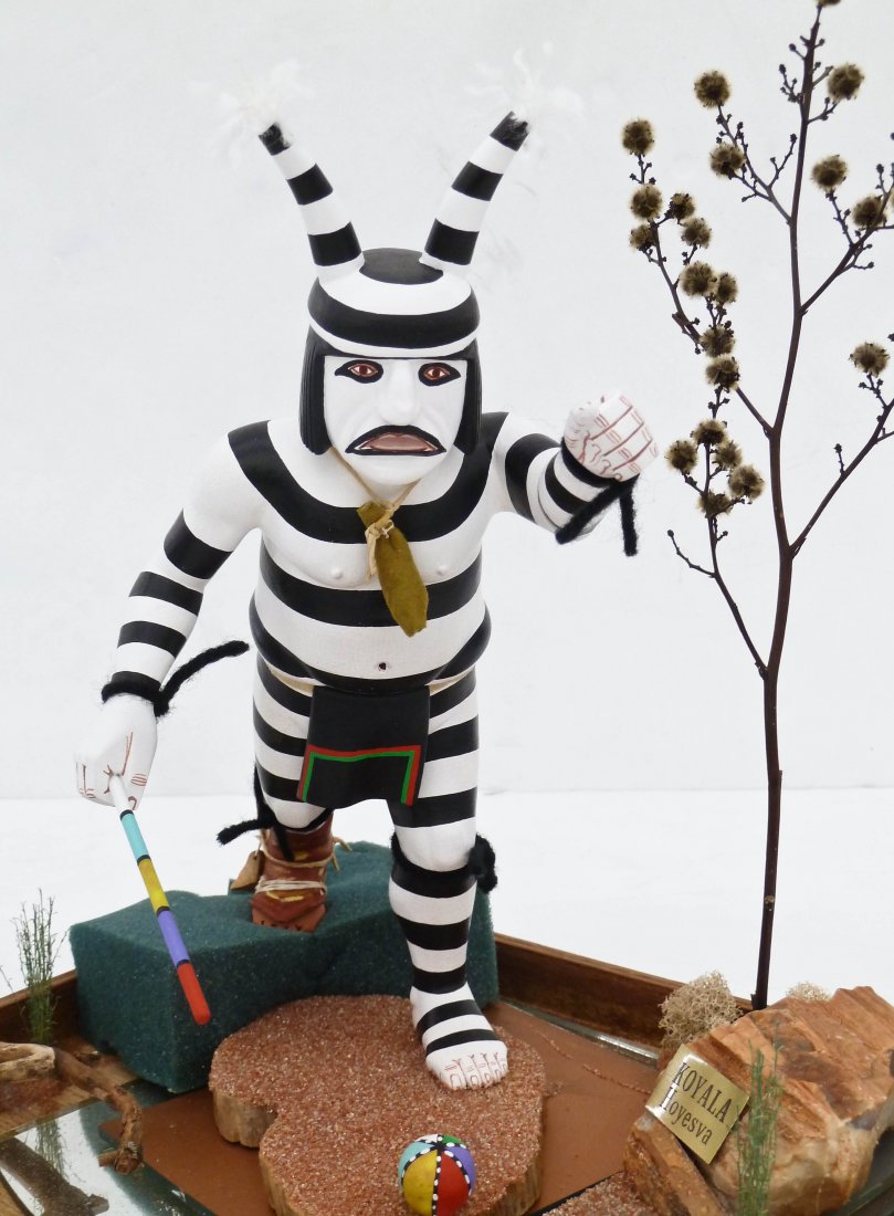 Peter Shelton Hoyesva Hopi ''Koyala'' Kachina Doll in