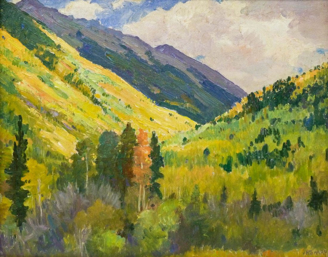 Joseph Henry Sharp (1859-1953 American) ''Aspens at