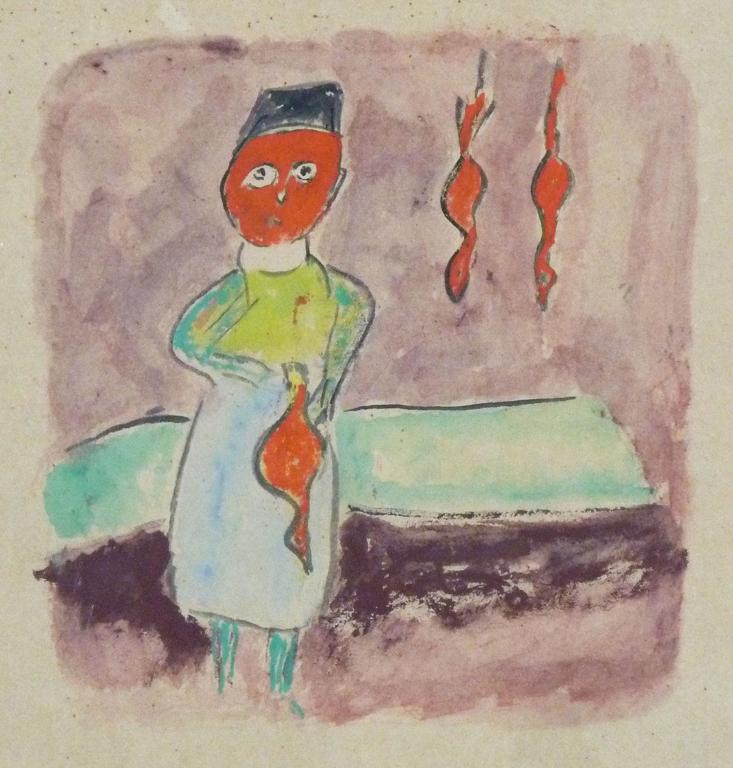 Pehr Hallsten (1897-1965 Washington) ''Poultry Man''