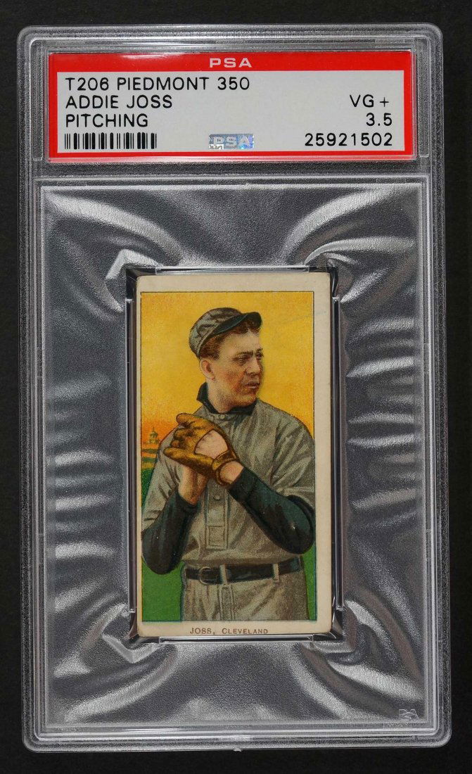 1909-11 T206 Piedmont 350 Addie Joss Pitching (PSA 3.5) - Aug 18, 2016 ...