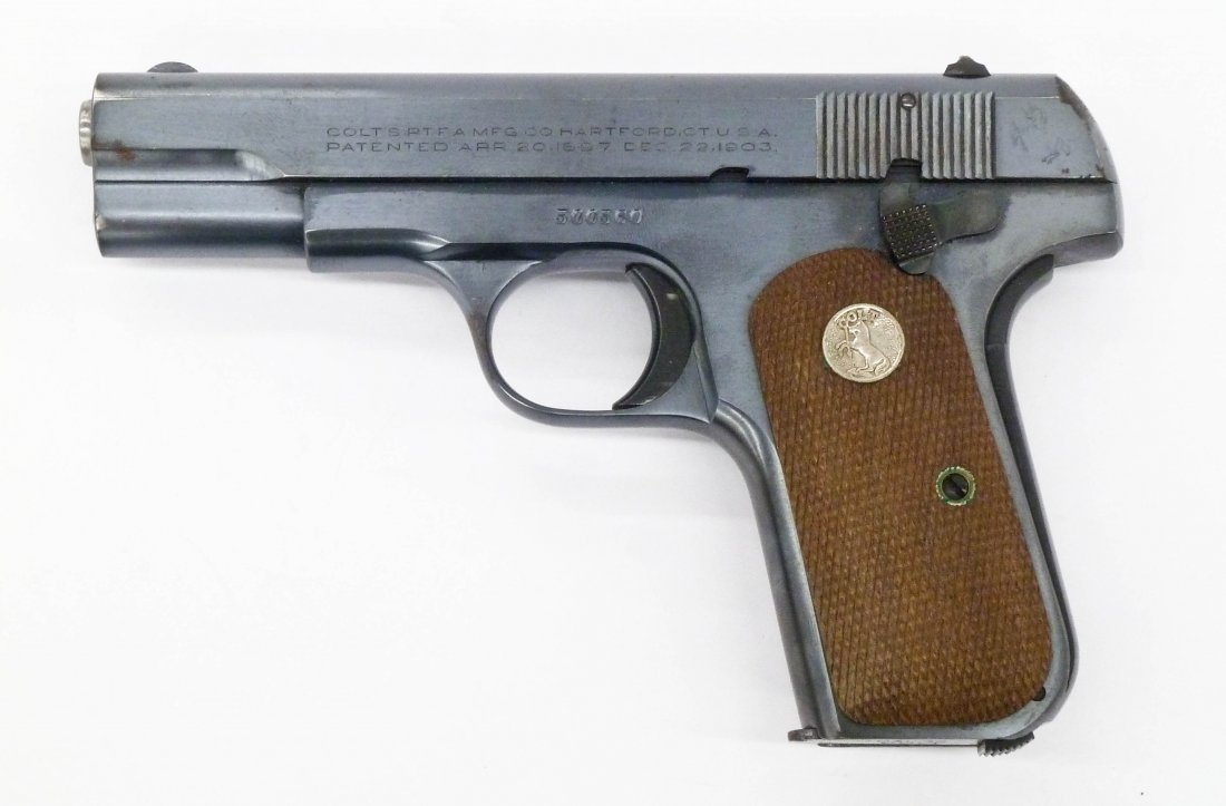 Vintage Colt .32 Automatic Hammerless Pistol 6.75''.