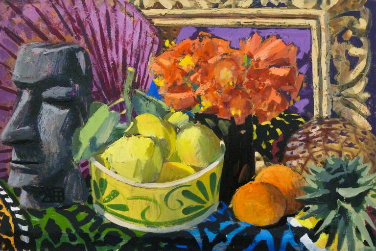 Wayne Forte (b.1950 American) ''still Life With Tiki