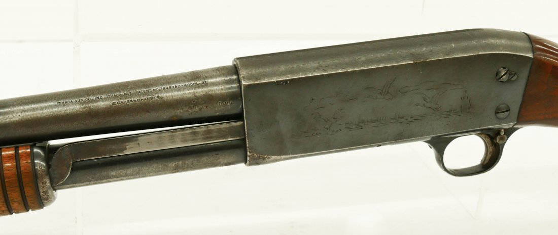 Vintage Ithaca 12 Gauge Pump Action Shotgun Serial