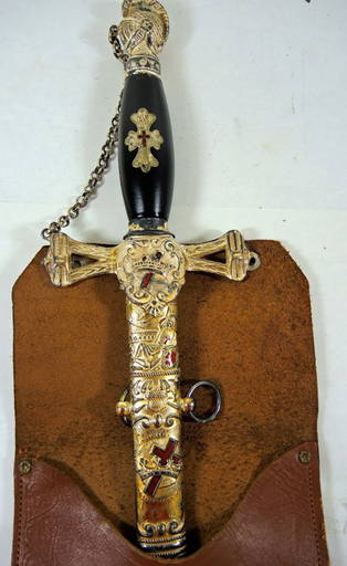 Choice Knights Templar Commandry Sword Orig. Case