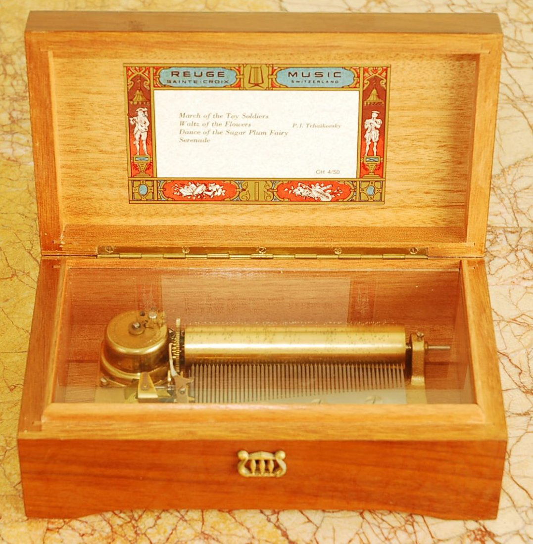 Vintage Reuge Sainte - Croix Swiss Music Box - Mar 17, 2013 | Los ...