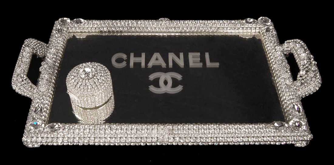 Swarovski Crystal Encrusted Vanity Tray/Trinket