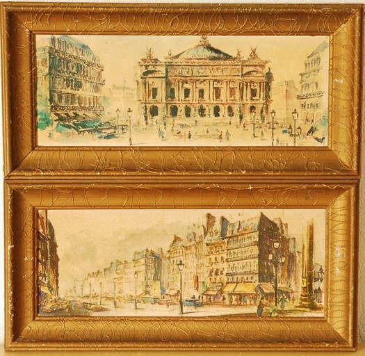 R Shapper, Mid Century Parisian Wall Art