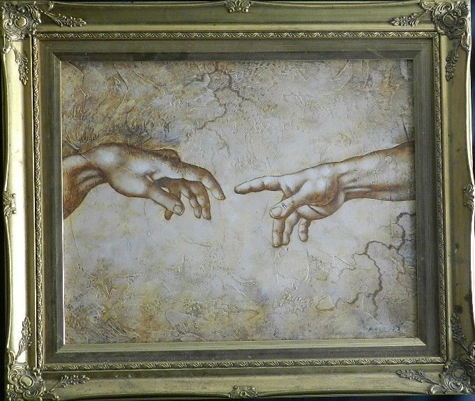 Y.deric ,original Oil On Canvas 20th C