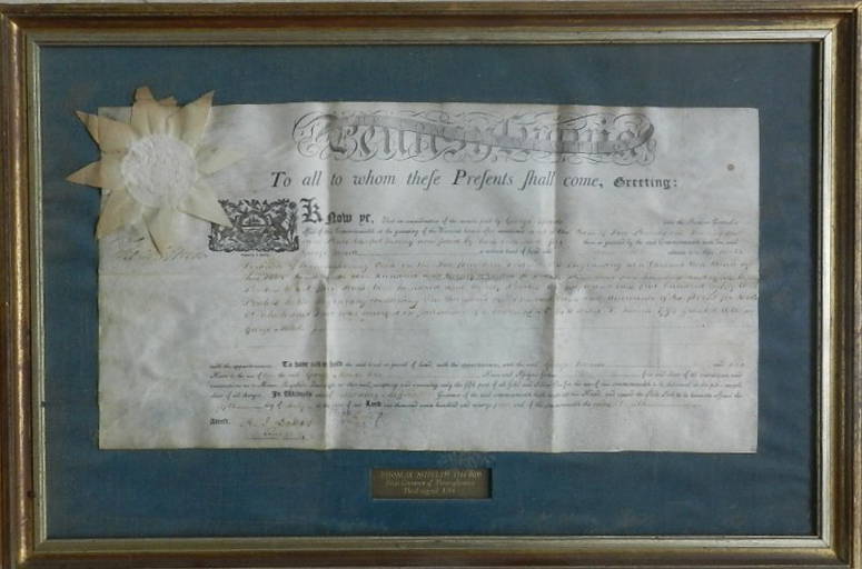 Thomas Mifflin (1st Governor Of Pa) 1794 Signed Dee