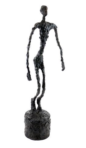 Alberto Giacometti "Falling Man" Bronze Sculpture : Lot 116