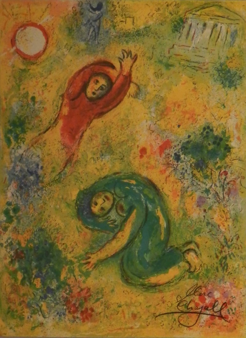 Marc Chagall Hand Signed Lithograph