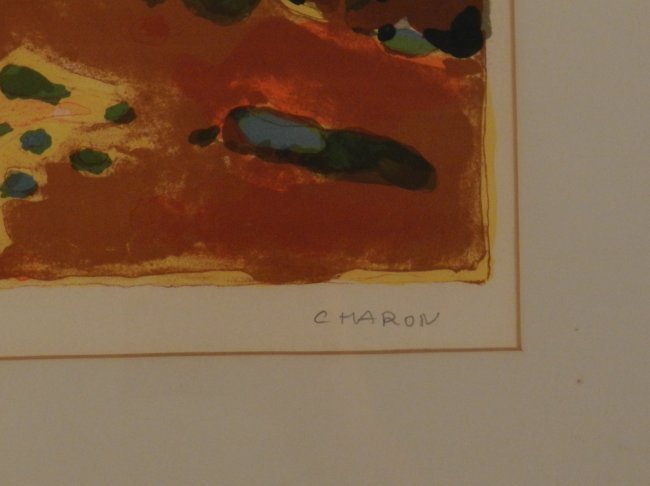C. Maron Original Colored Lithograph : Lot 104