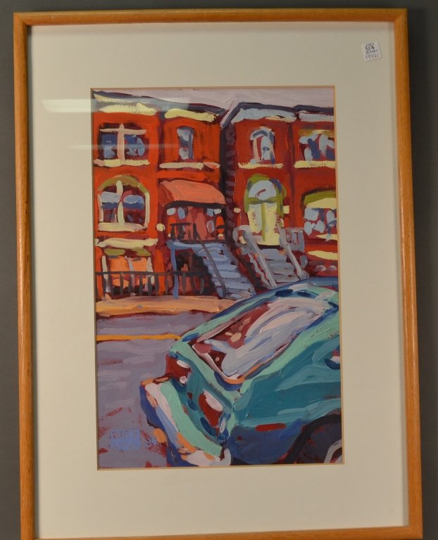 Painting by Dan Rupe 1984 size in frame 23" x 31"