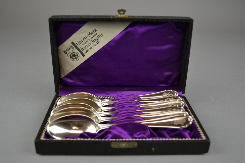Leibstandarte Adolf Hitler Silver Spoons A Rare Set Of