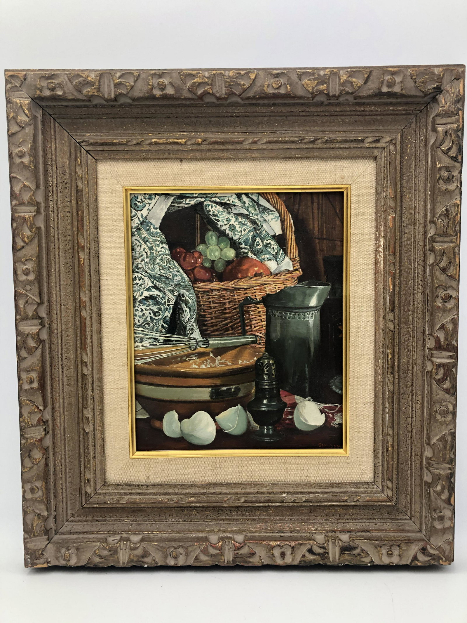 Stanley Singer "still Life #4" Original Oil Framed