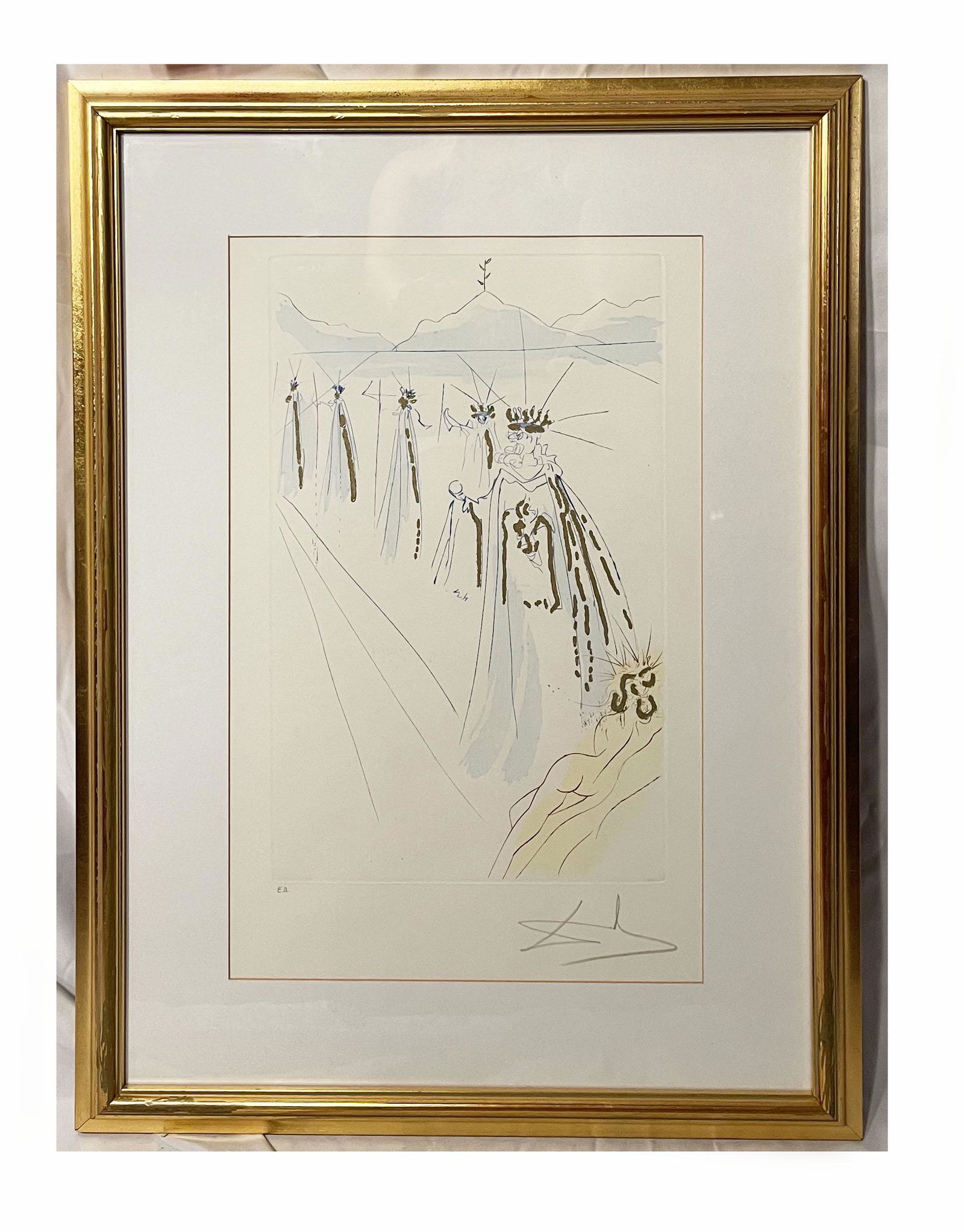 Salvador Dali Song Of Songs Etching Ed Lithograph