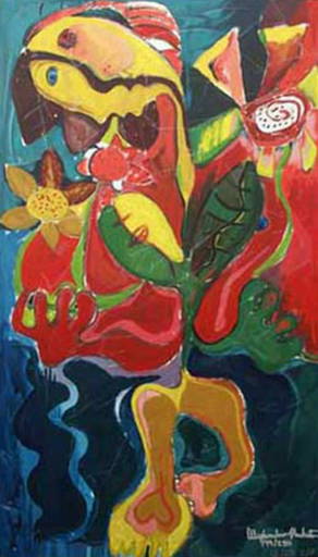 Alexandra Nechita Serigraph "sunflower Fields" Le