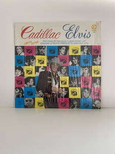 Elvis Presley "radio Thrills" Pink Cover/white Labels Vinyl Lp 1979