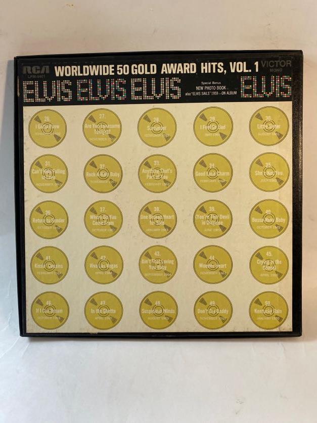 Elvis Presley "worldwide 50 Gold Award Hits, Vol. 1" 4x Vinyl Lp Box ...