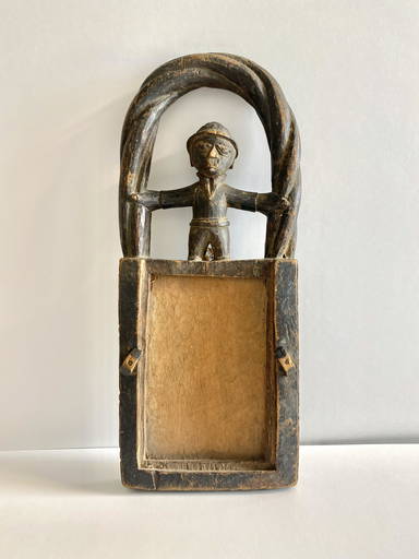 Mirror Locker W/ Colonial Figure Aboriginal Indigenous Art