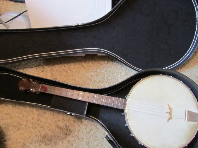 Vintage Concertone 4 String Tenor Banjo