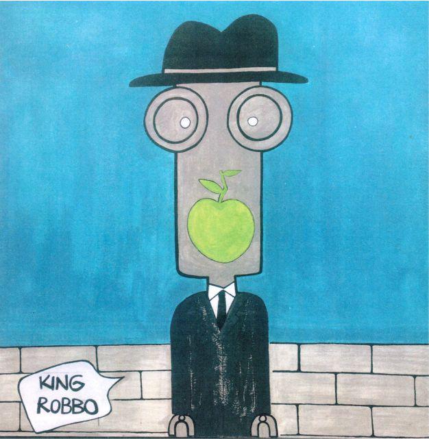 King Robbo "son Of Robot" - Original Paint On Canvas Auction