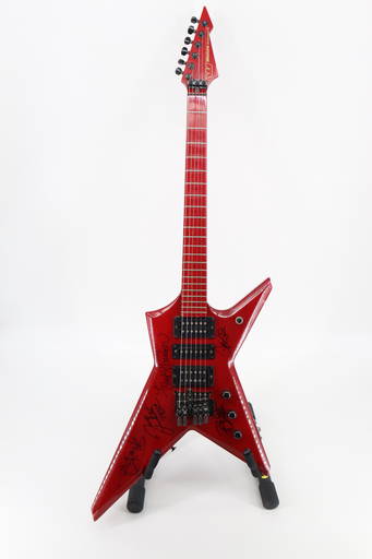 Westone Dimension Iv (four) 1980's Trans Red Autographed